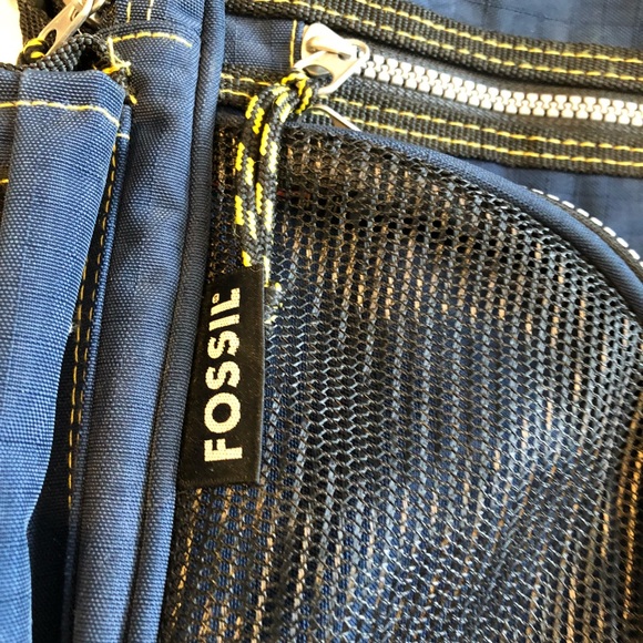 Fossil | Bags | Fossil Navy Blue Duffel Bag | Poshmark